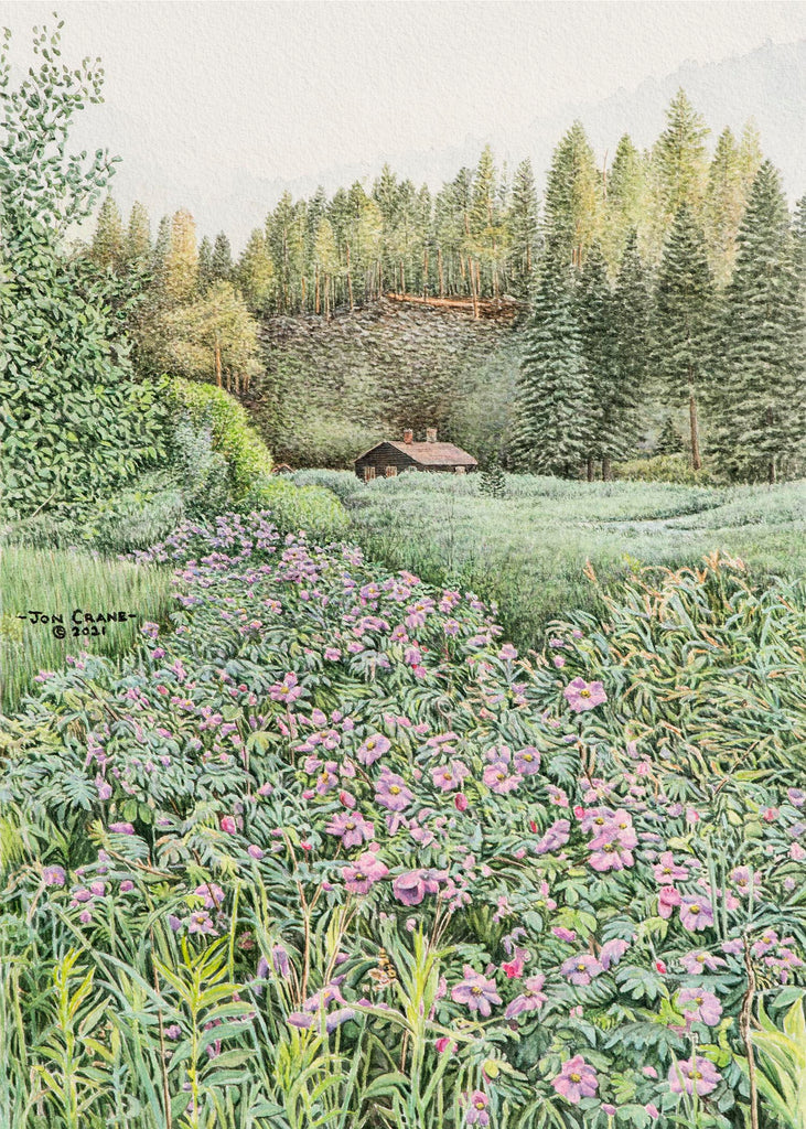 Trail of Roses by Jon Crane -- Fine Art Watercolors – Jon Crane Gallery ...
